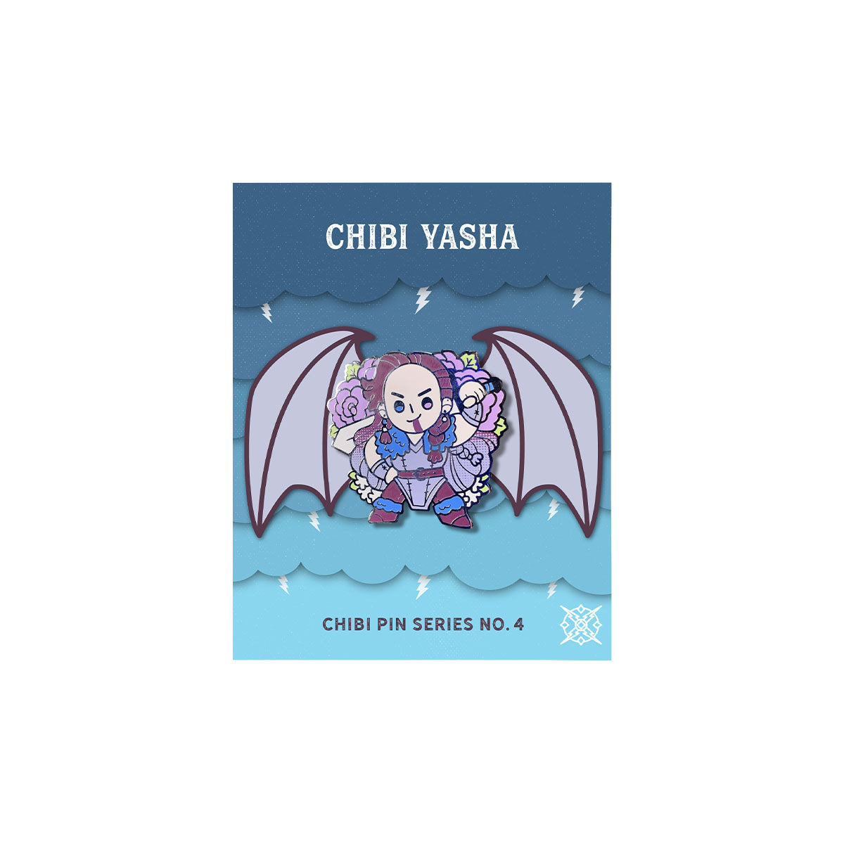 chibi jester pin